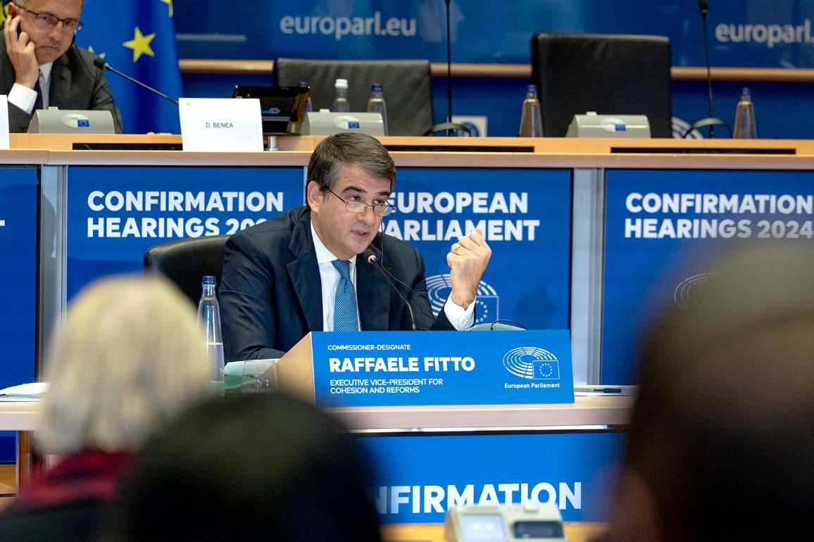 Audizione del vicepresidente esecutivo designato Raffaele Fitto